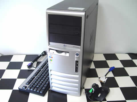 中古パソコン HP COMPAQ dc7100MT Pen4-3.40GHz DVD+RW