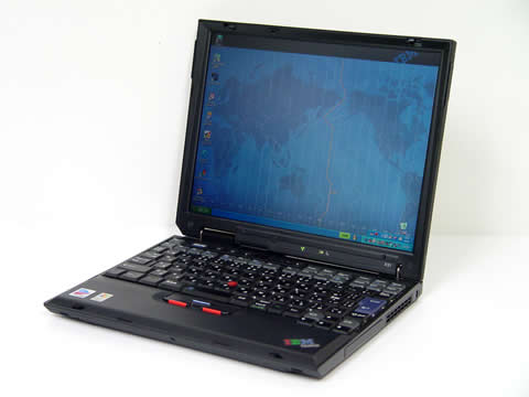 中古モバイルパソコン IBM Thinkpad X31（2672-BBJ) 512MB DVDコンボ
