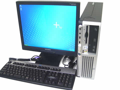 HP COMPAQ DC7700SF Core2DUO E6600 （2.40GHz） ＋ 17インチ液晶