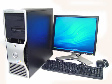 DELL Precision 380 HT3.60GHz Quadro FX1400＋ 17インチセット